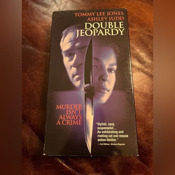 Other | Vintage Vhs Double Jeopardy Tommy Lee Jones | Poshmark